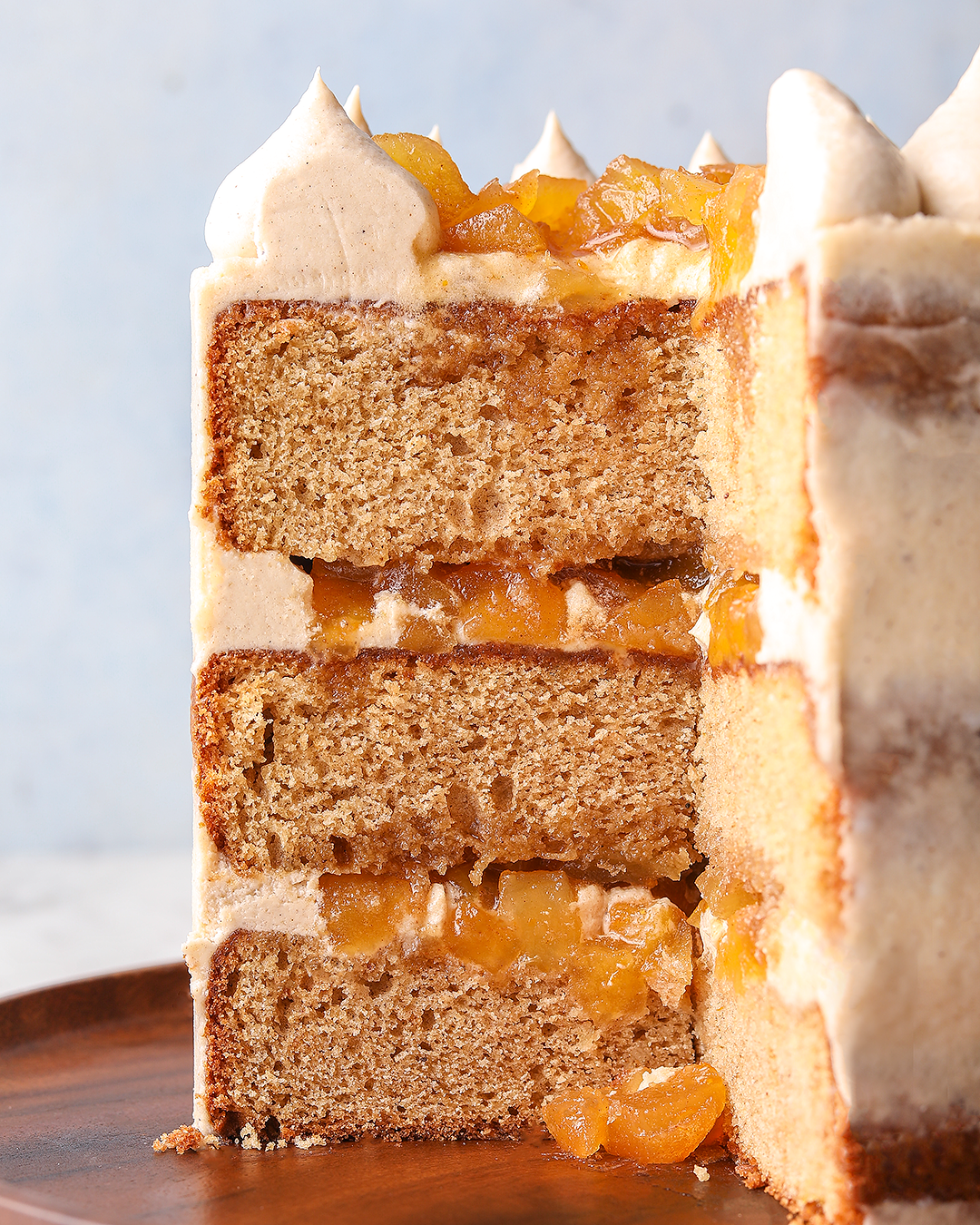 Apple Spice Cake with Cream Cheese Buttercream | easygayoven